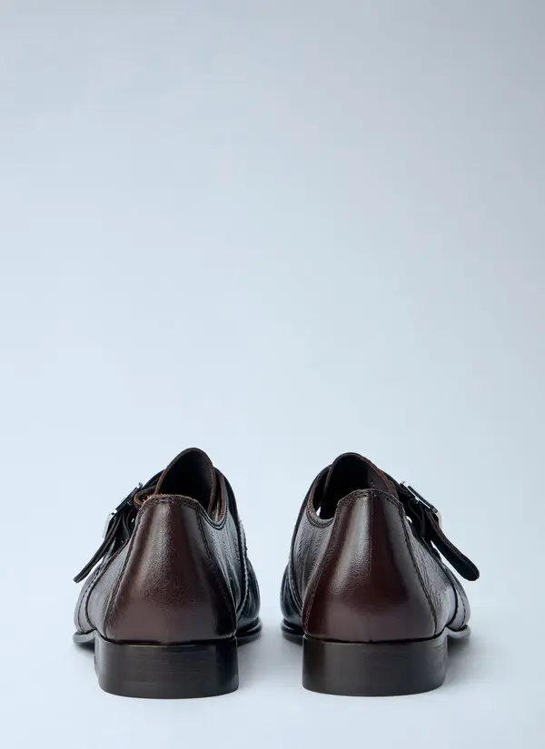 Marni Buckle Detail Leather Loafers