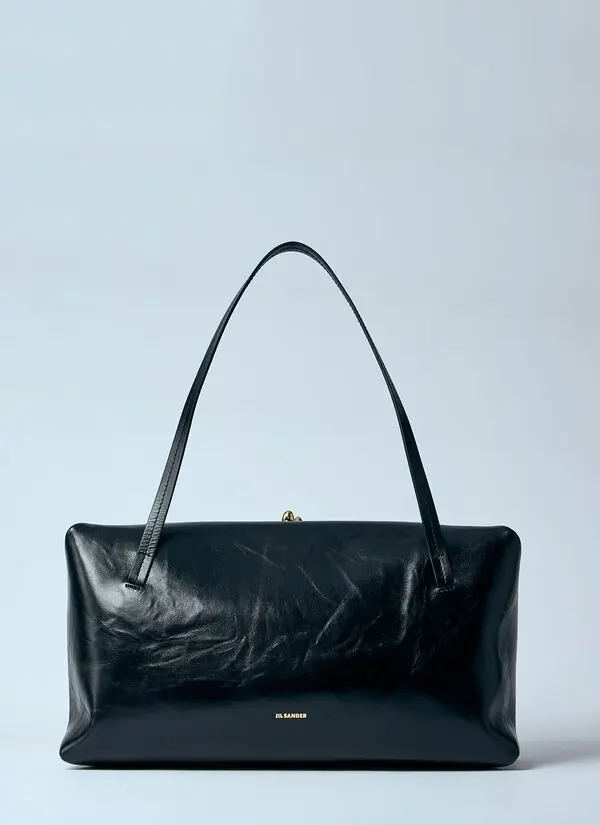 JIL SANDER Medium Goji Pillow Handbag - Black
