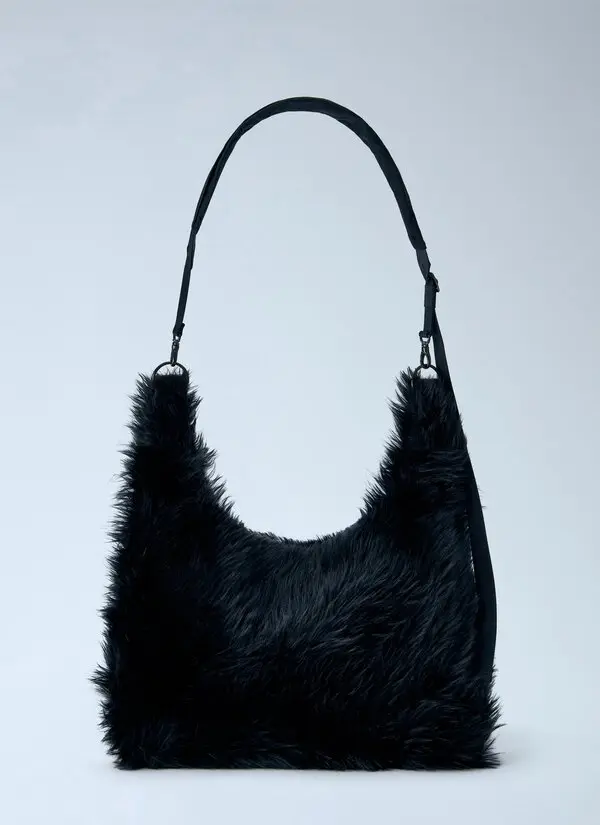 Yohji Yamamoto 3 Way Shoulder Strap Fur Bag