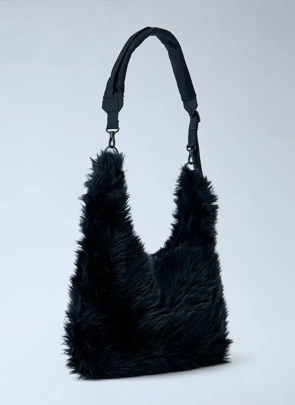 Yohji Yamamoto 3 Way Shoulder Strap Fur Bag
