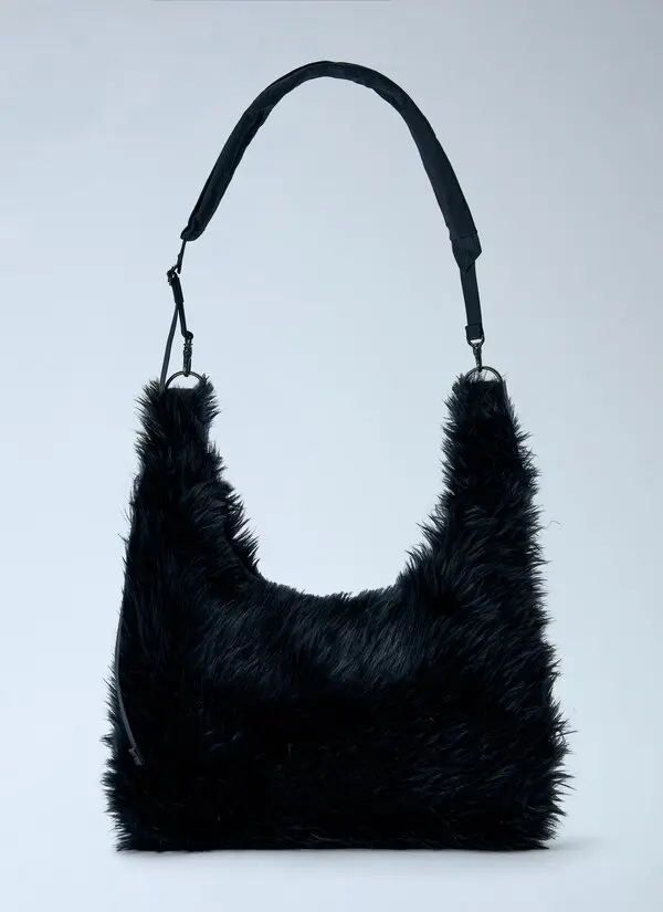 Yohji Yamamoto 3 Way Shoulder Strap Fur Bag