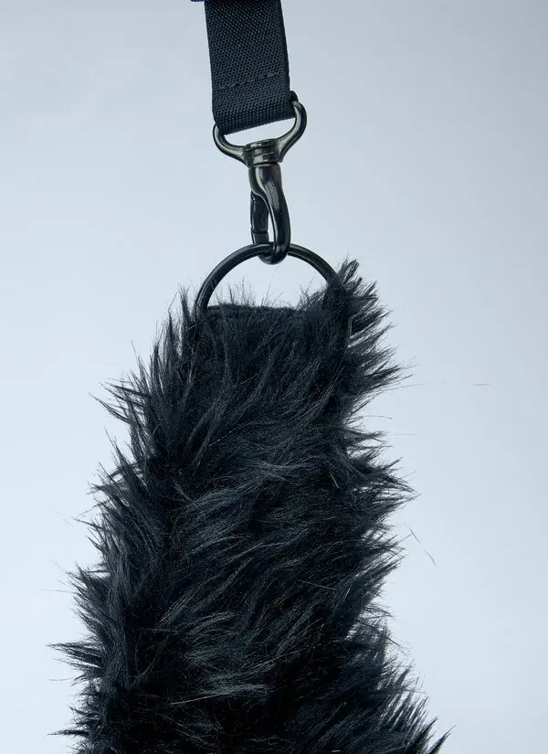 Yohji Yamamoto 3 Way Shoulder Strap Fur Bag