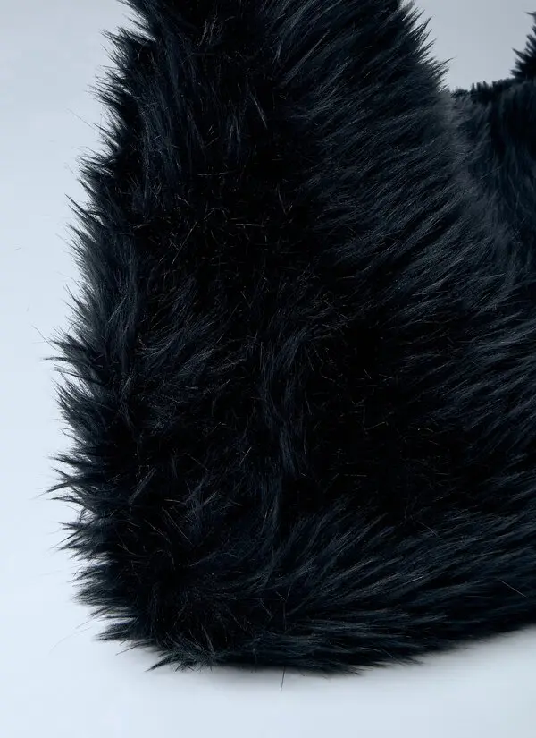Yohji Yamamoto 3 Way Shoulder Strap Fur Bag
