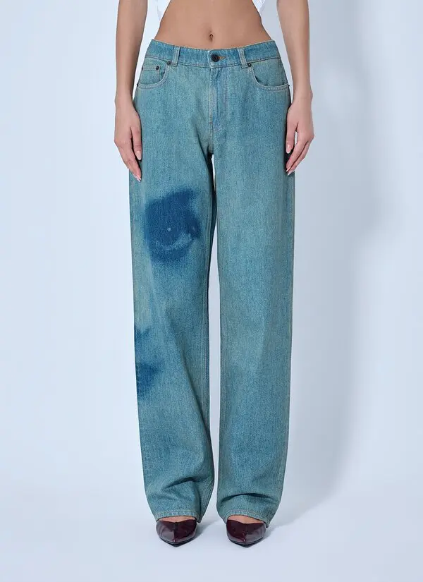 JEAN PAUL GAULTIER Wide-leg Denim Trousers