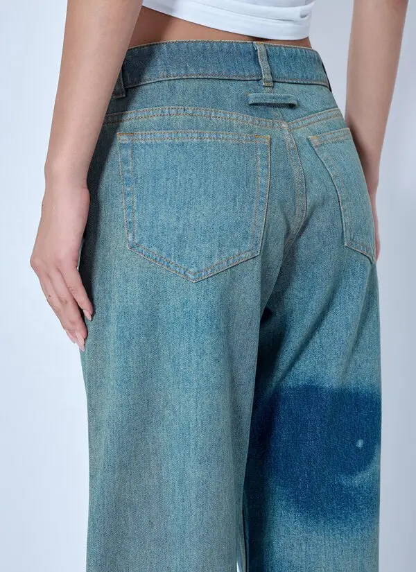 JEAN PAUL GAULTIER Wide-leg Denim Trousers