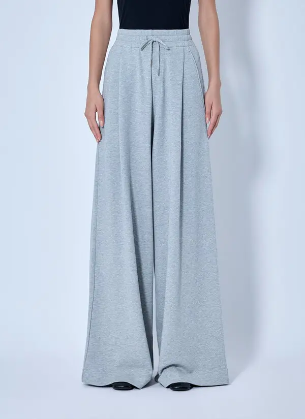 Dries Van Noten Wide-leg Drawstring Trousers - Gray