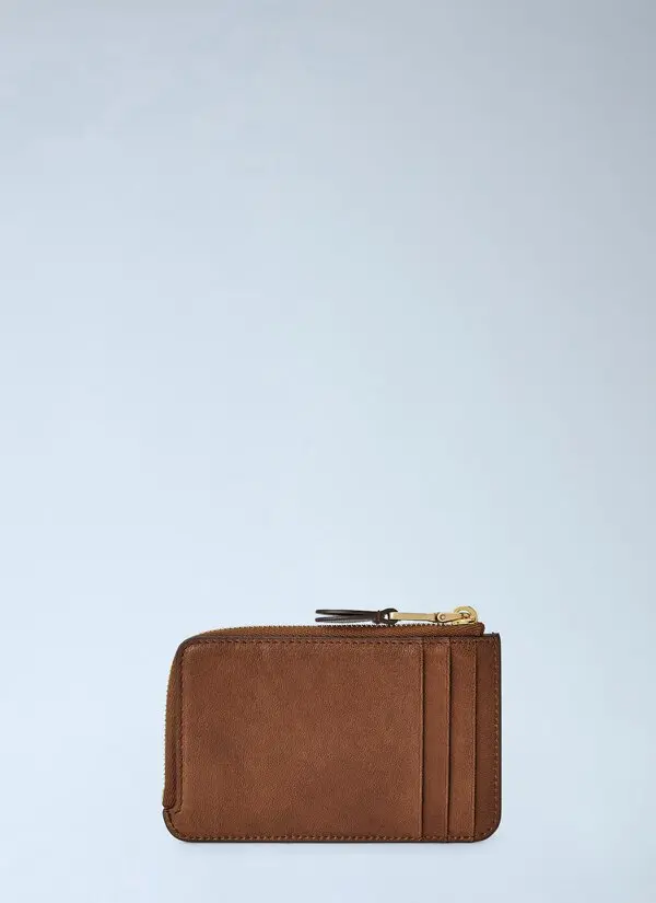 Miu Miu Oak Nappa Leather Envelope Card Holder