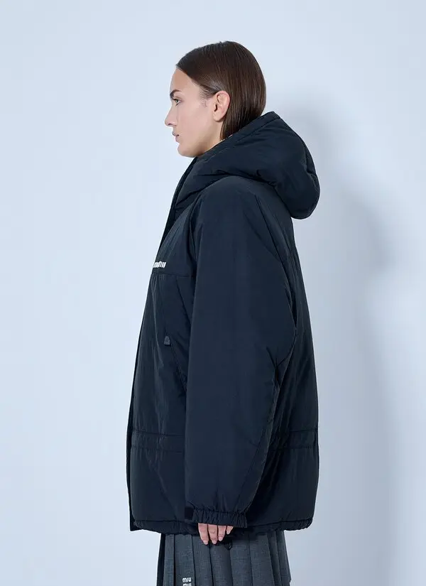Miu Miu Pongé Down Jacket