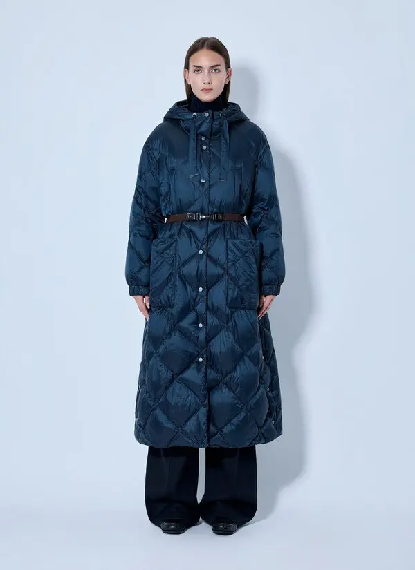 Max Mara Quilted Hooded Puffer Coat
