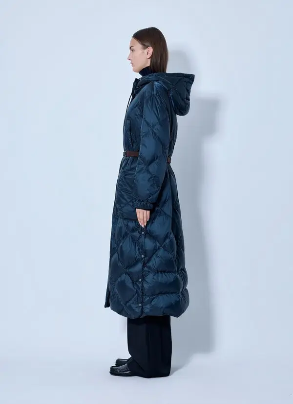 Max Mara Quilted Hooded Puffer Coat