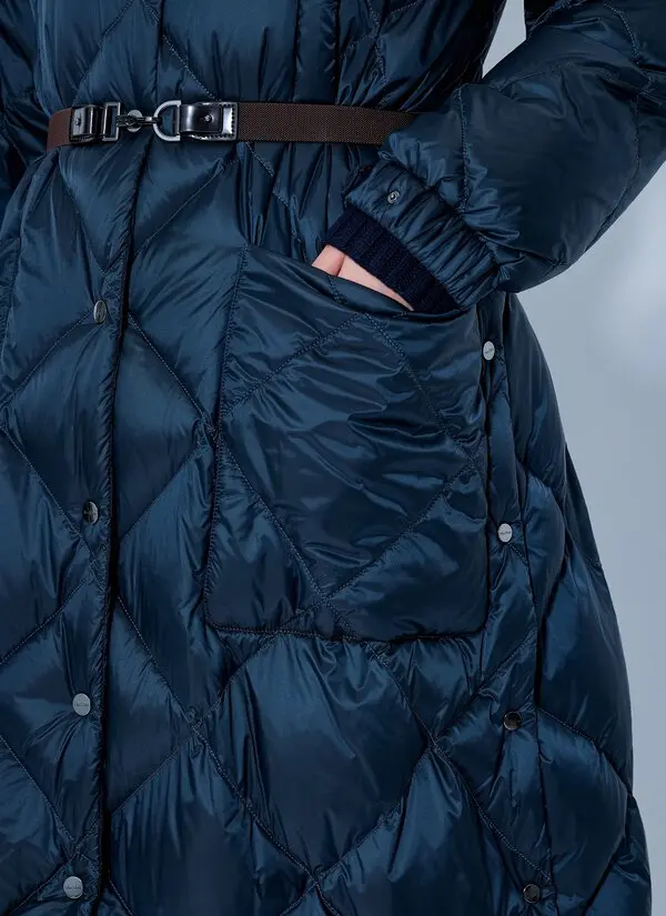 Max Mara Quilted Hooded Puffer Coat