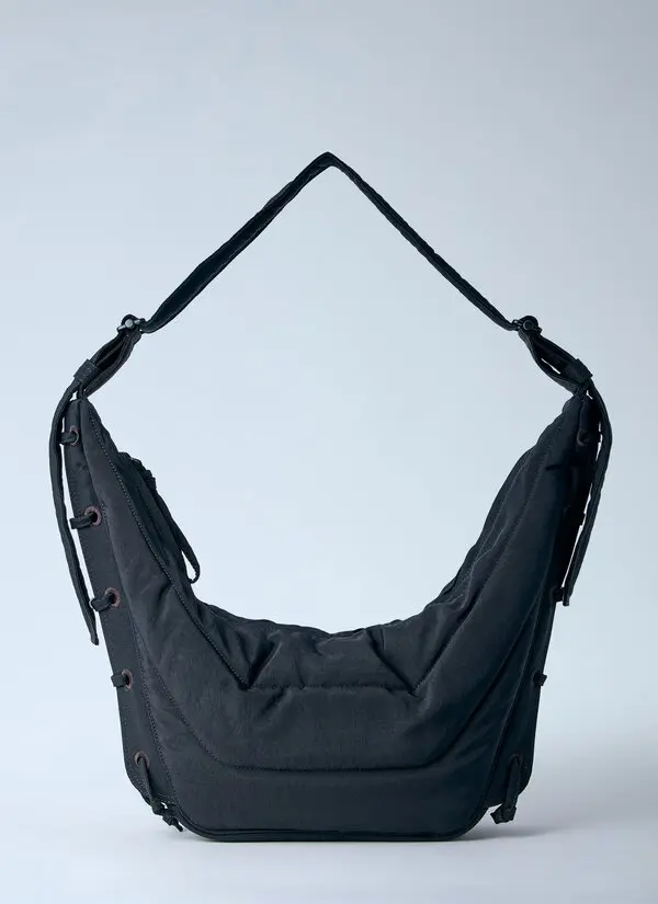 LEMAIRE Medium Soft Game Shoulder Bag - Black