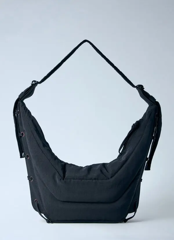 LEMAIRE Medium Soft Game Shoulder Bag - Black