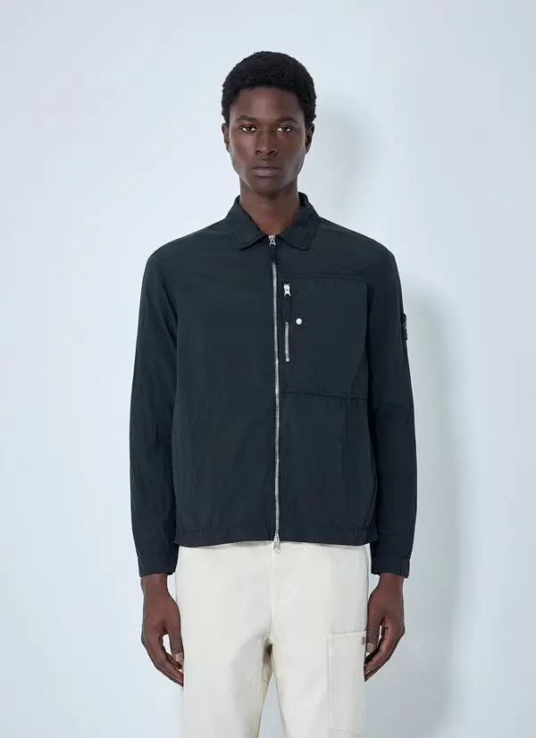 Stone Island Zip-front Technical Jacket - Black