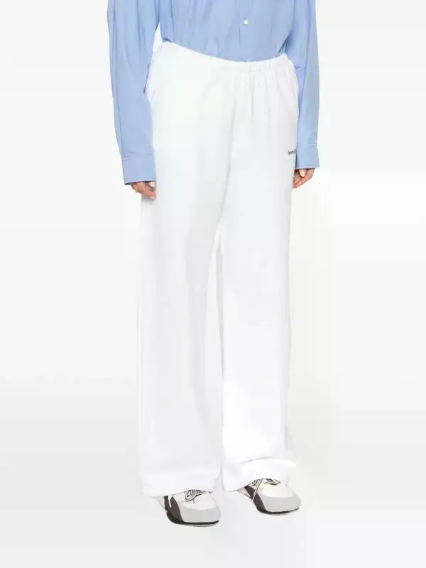 Sporty & Rich Besma Logo-embroidered Track Pants