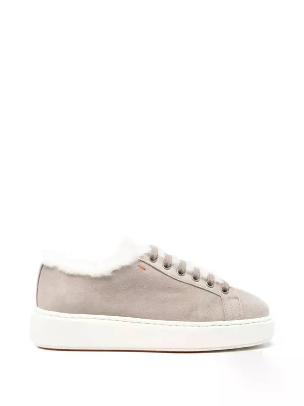 Santoni Round Toe Sneakers