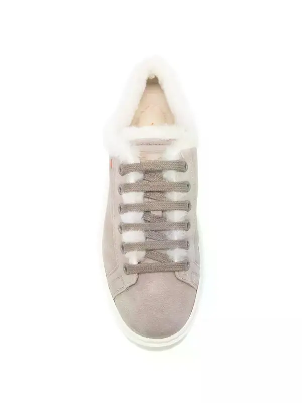 Santoni Round Toe Sneakers
