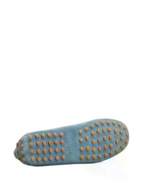 TOD'S Gommino Suede Ballet Flats - Blue