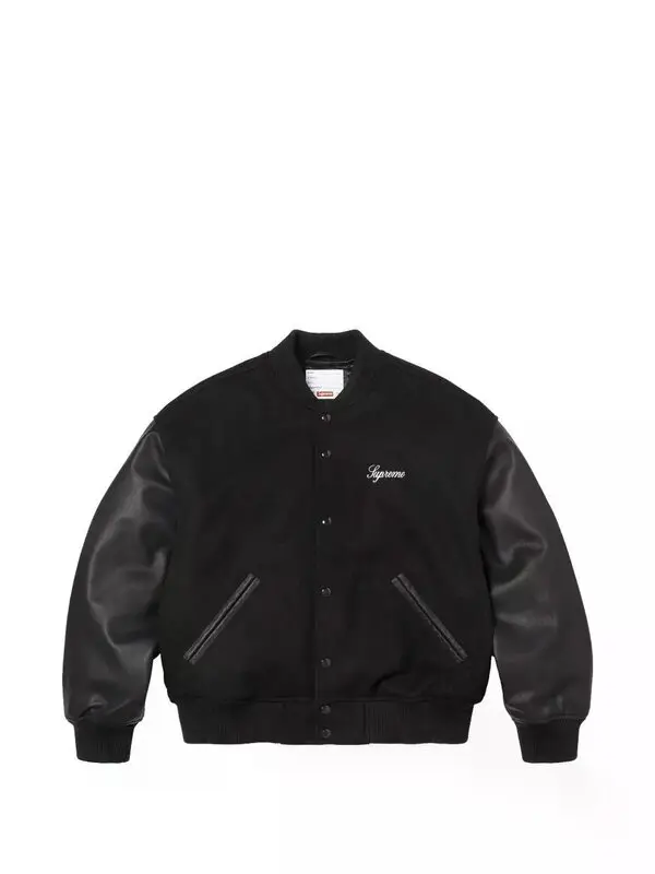 Supreme Cross Varsity Bomber Jacket