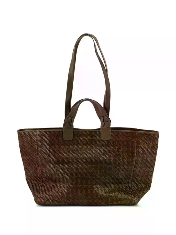 IBELIV Medium Elmio Woven Shoulder Bag - Brown