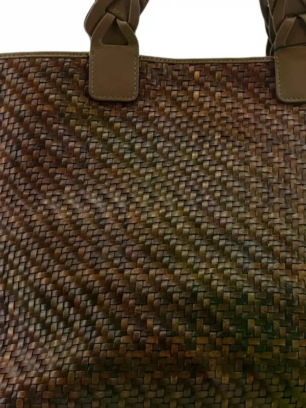 IBELIV Medium Elmio Woven Shoulder Bag - Brown