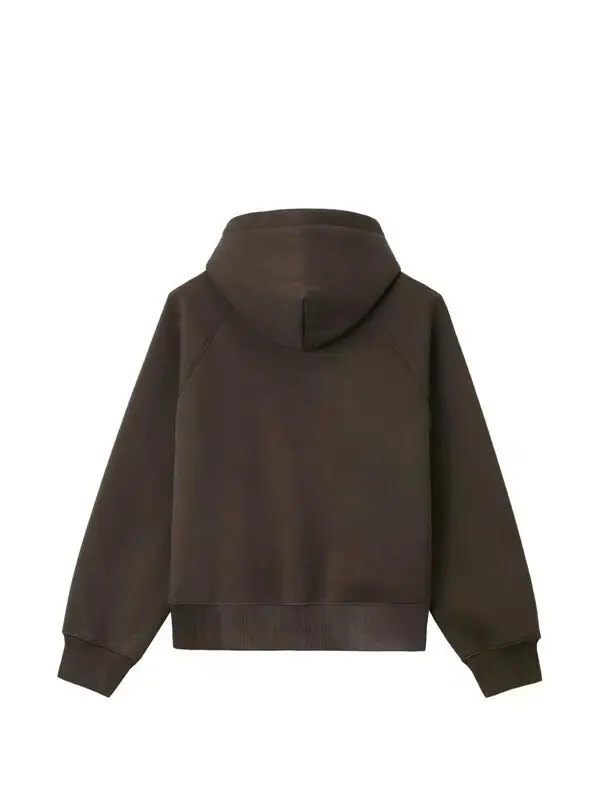 Izzue Logo-embroidered Zip-up Hoodie