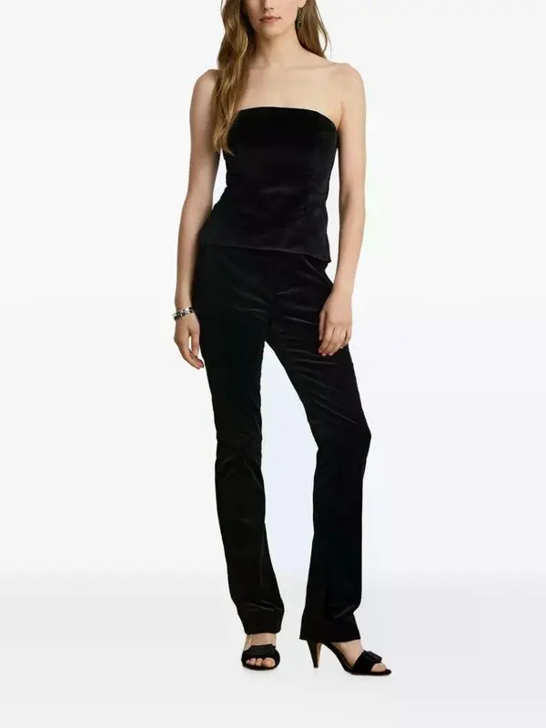 Ralph Lauren Korette Velvet-effect Trousers