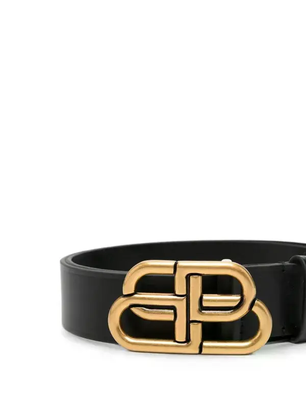 Balenciaga Bb Leather Belt