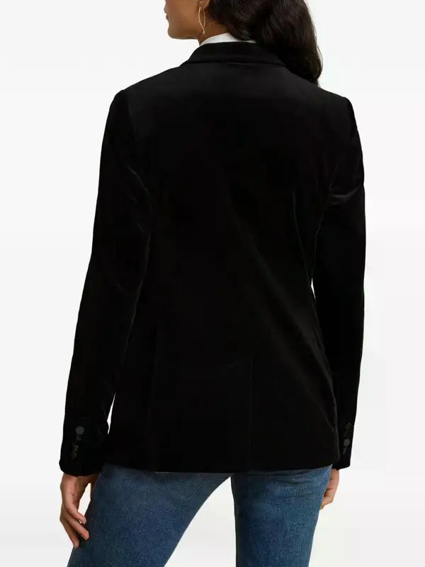 Ralph Lauren Velvet Single-breasted Blazer