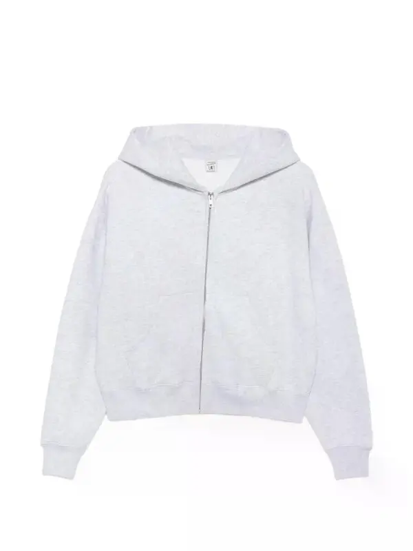 Sporty & Rich Zip-up Hoodie - Grey