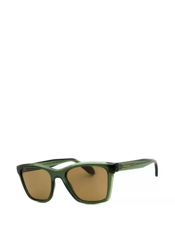 FERRAGAMO Rectangle-frame Sunglasses