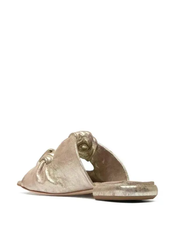 Officine Creative Suki Knotted Leather Sandals