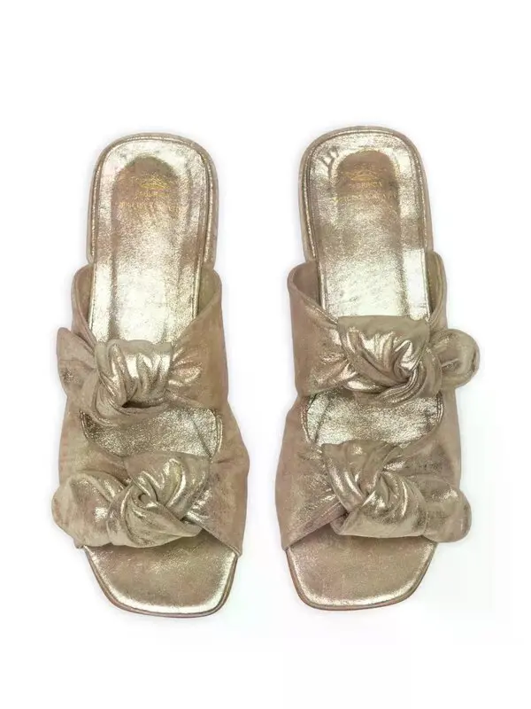 Officine Creative Suki Knotted Leather Sandals