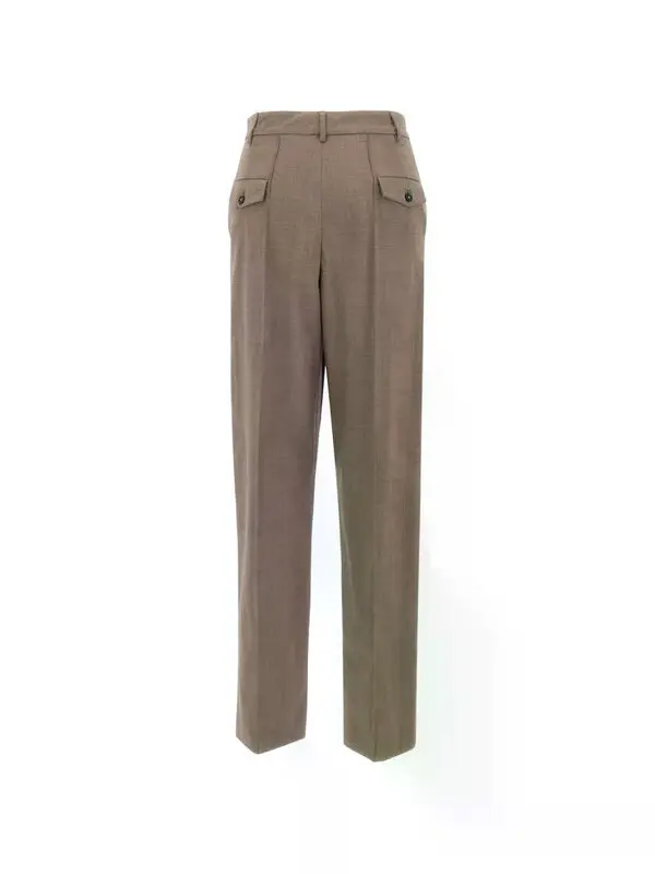 Fabiana Filippi Stitched-crease Straight-leg Trousers