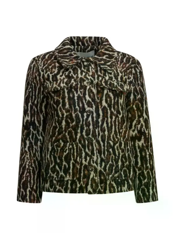 GANNI Leopard Blazer