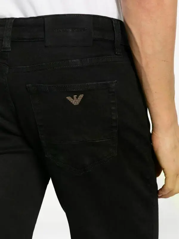 Emporio Armani Logo-plaque Jeans