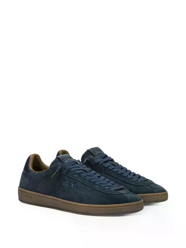 SUN 68 Urban Peak Suede Logo-embroidered Sneakers