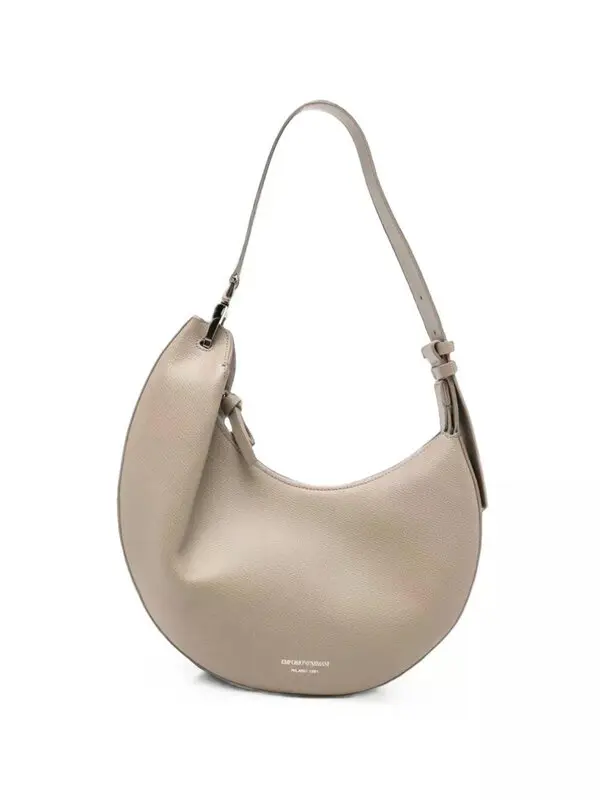 Emporio Armani Grained Leather Tote Bag
