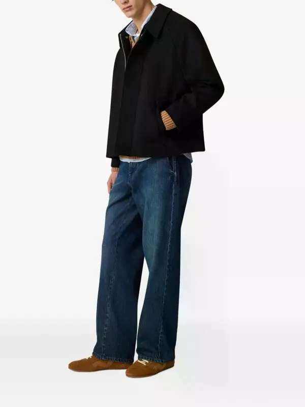 LARDINI Raglan-sleeve Boxy-fit Jacket