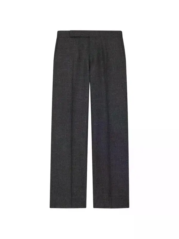 LARDINI Flat-front Straight-leg Trousers
