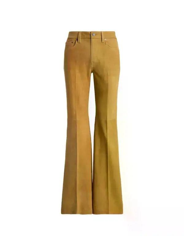 Polo Ralph Lauren Lamb-suede Bootcut Trousers