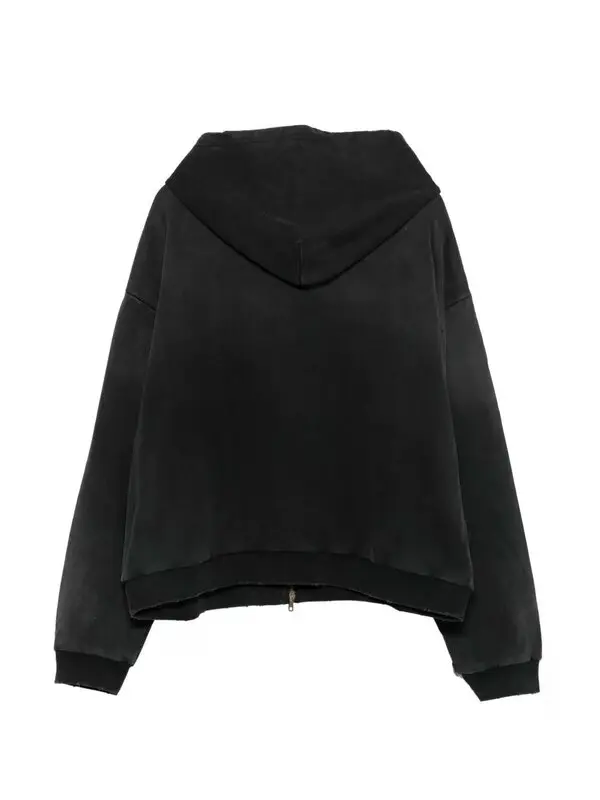FOUND Distressed Zip-up Hoodie