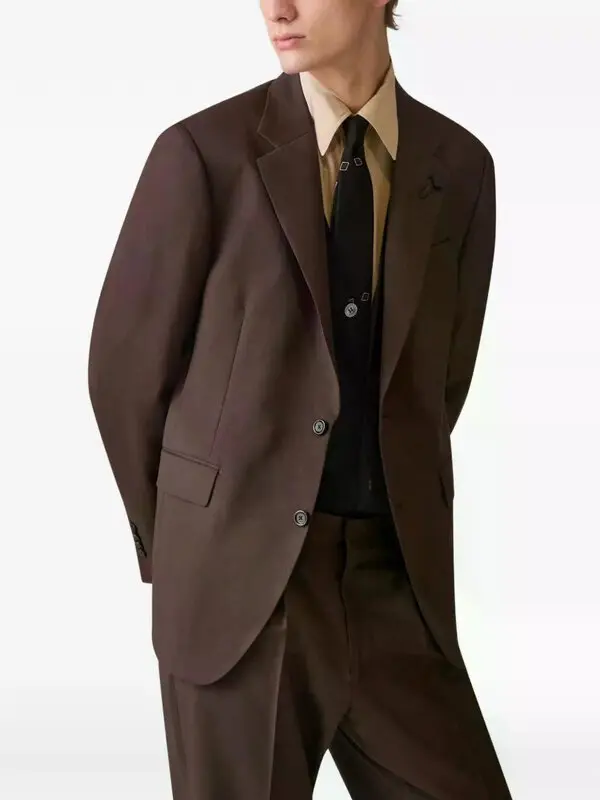 LARDINI Single-breasted Wool Blazer