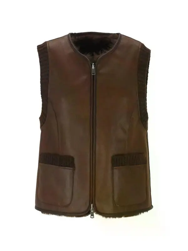 URBANCODE Reversible Toscana Faux-fur Panels Gilet