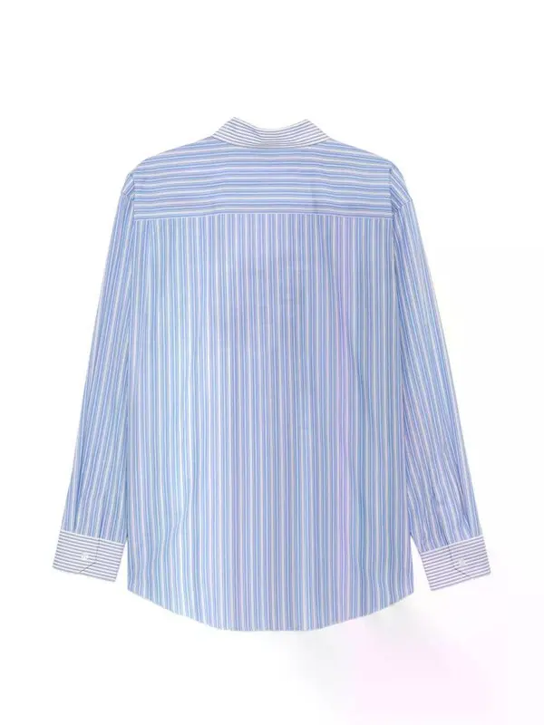 Saint Laurent Striped Long-sleeve Shirt