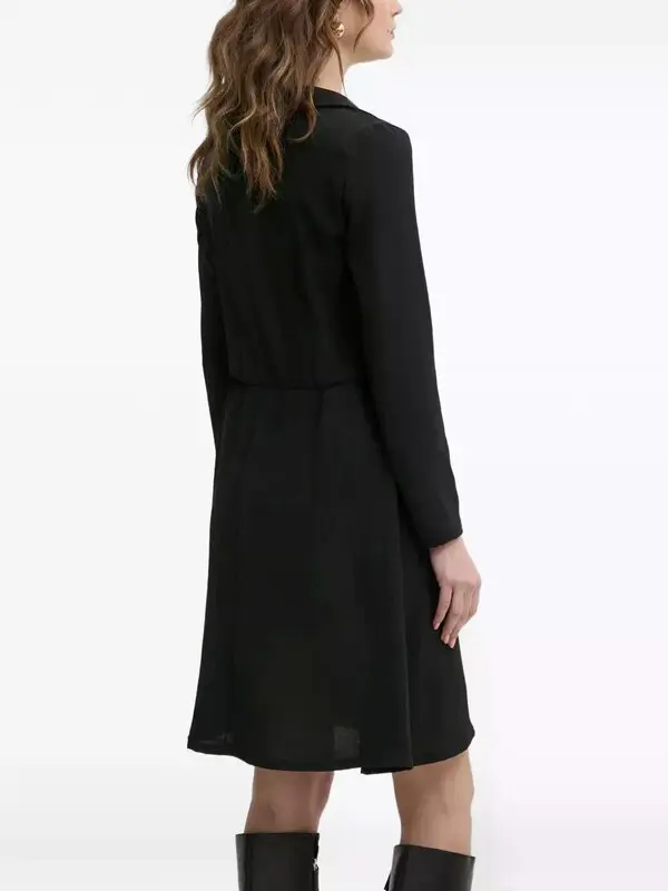 MORGAN Button-fastening Long-sleeve Mini Dress