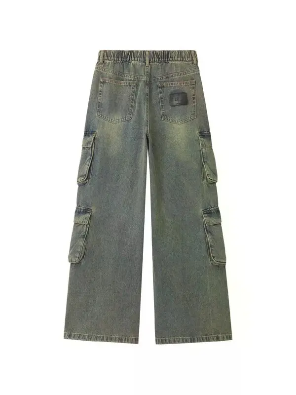 Izzue Multi-pocket Wide-leg Jeans
