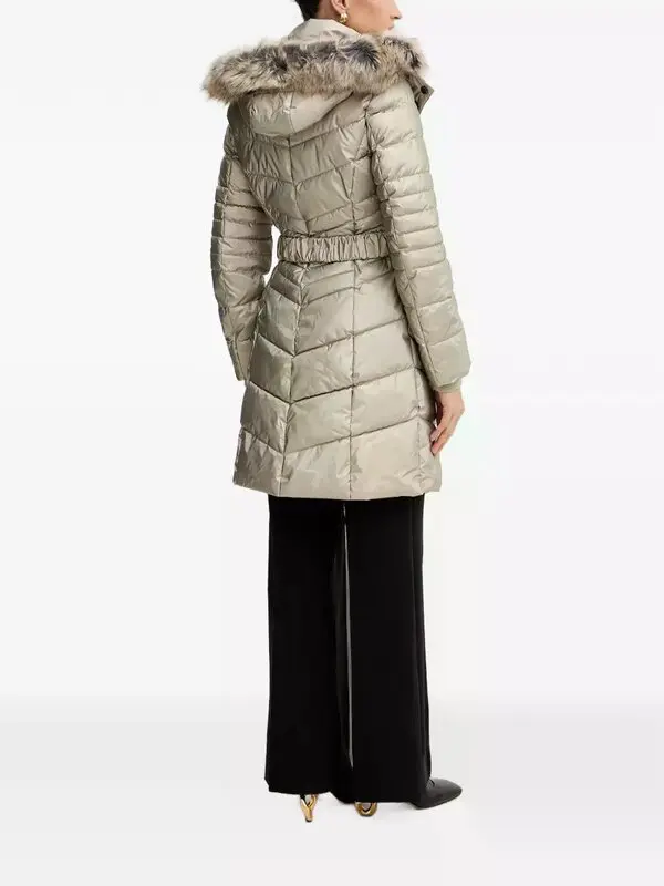 MORGAN Quilted Faux-fur-trim Jacket