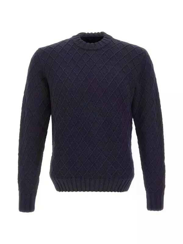 FILIPPO DE LAURENTIIS Diamond-knit Sweater