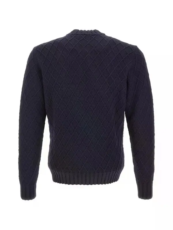 FILIPPO DE LAURENTIIS Diamond-knit Sweater